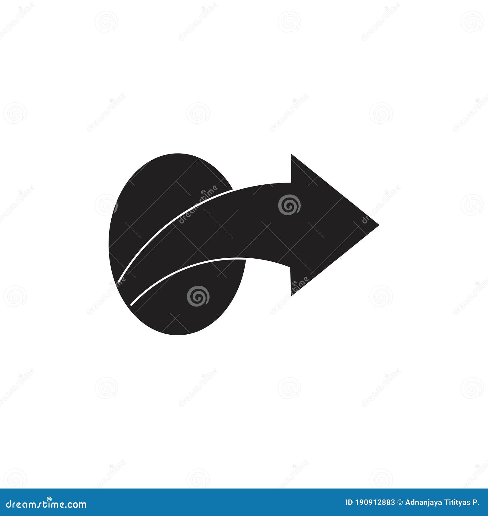 Motion Arrow Dimension Design Vector Stock Vector - Illustration of ...