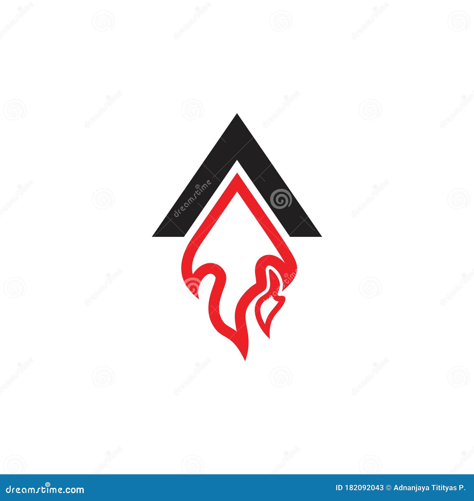Motion Arrow Rocket Fire Symbol Colorful Logo Vector Stock Vector ...