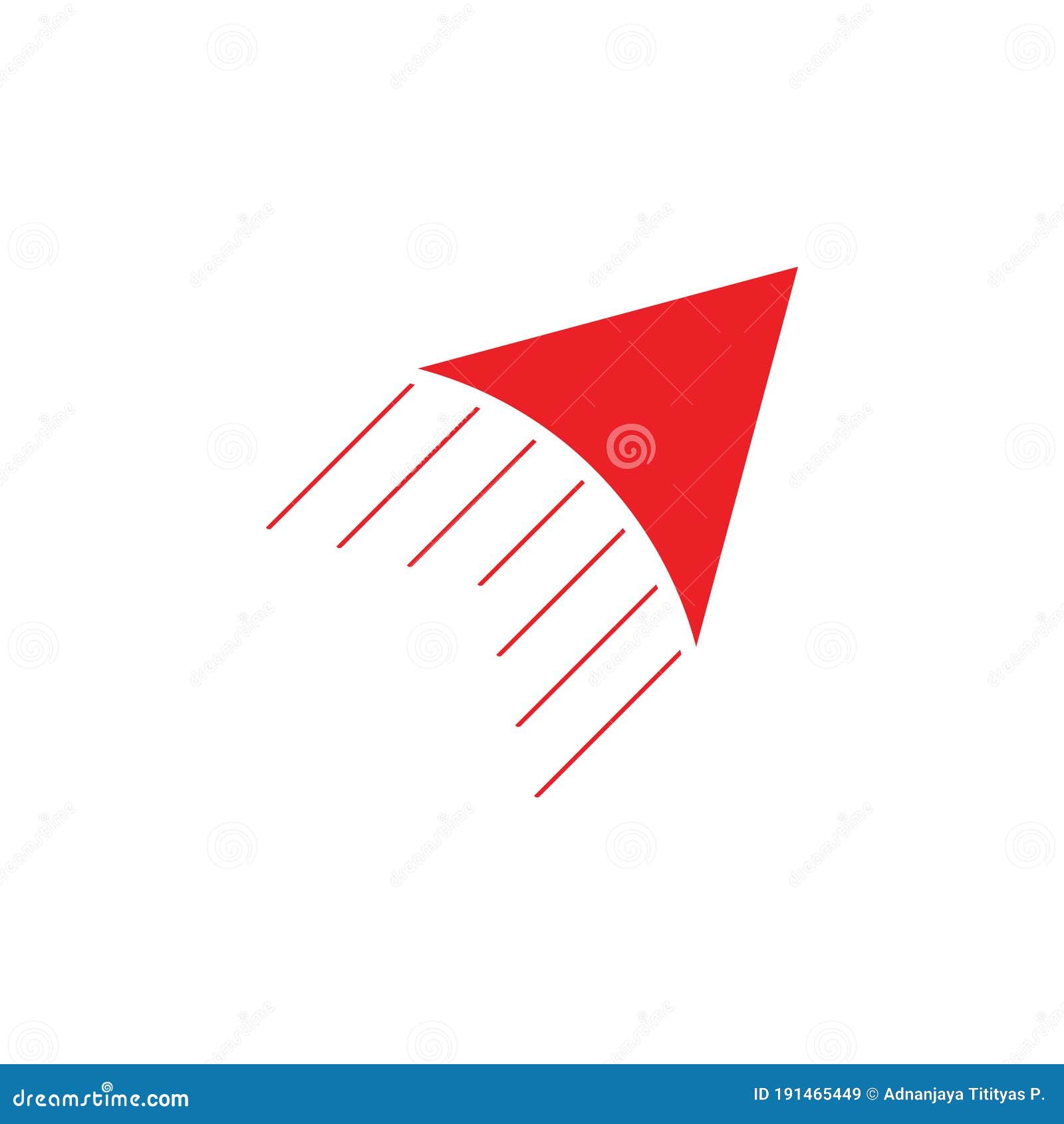 Motion Arrow Simple Geometric Swoosh Design Logo Vector Stock Vector ...