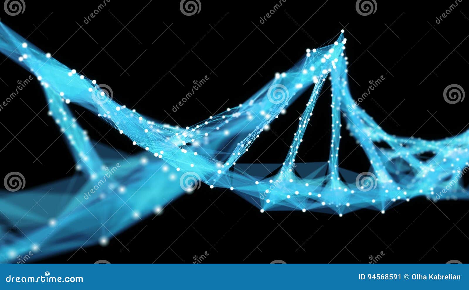 Motion Background Digital Polygon Plexus DNA Molecule 4k Loop Alpha ...