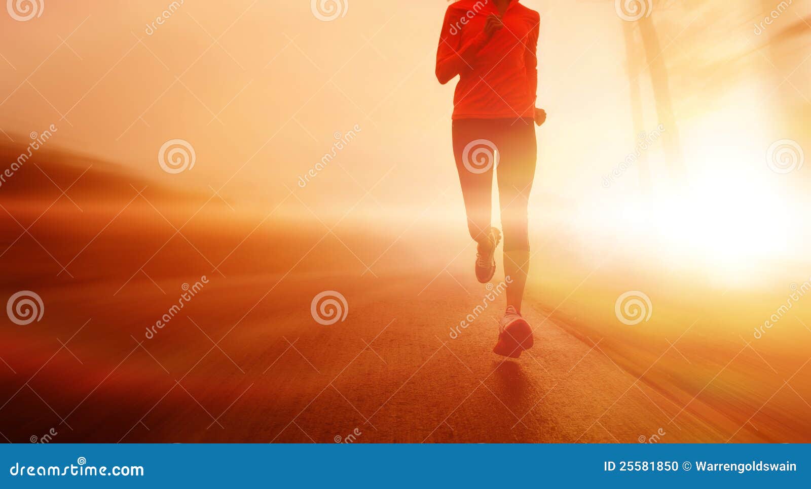 Motion Blur Athlete Running Stock Photo - Image of female, active: 25581850