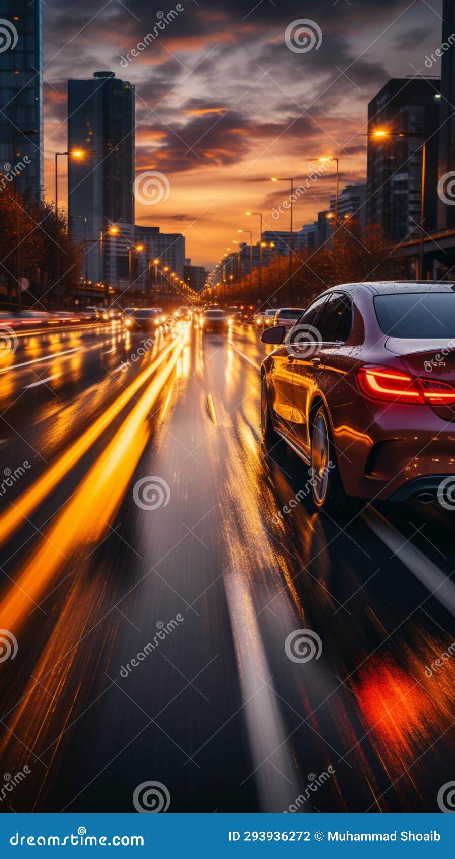 Motion Blur Captures the Pace of Morning Traffic on a Generic Highway ...