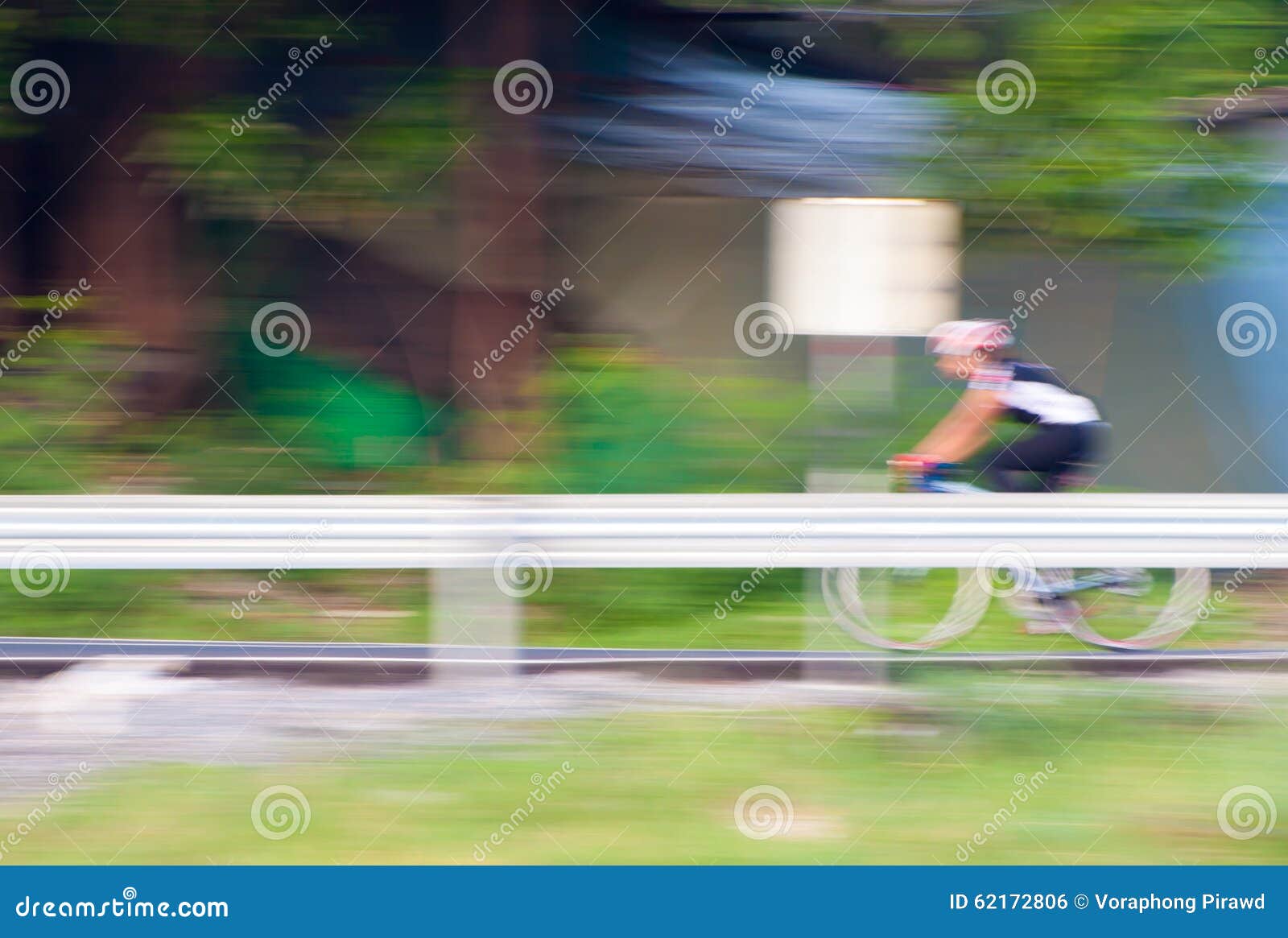 Motion Blur of Cyclist Riding a Bike Stock Photo - Image of quick ...