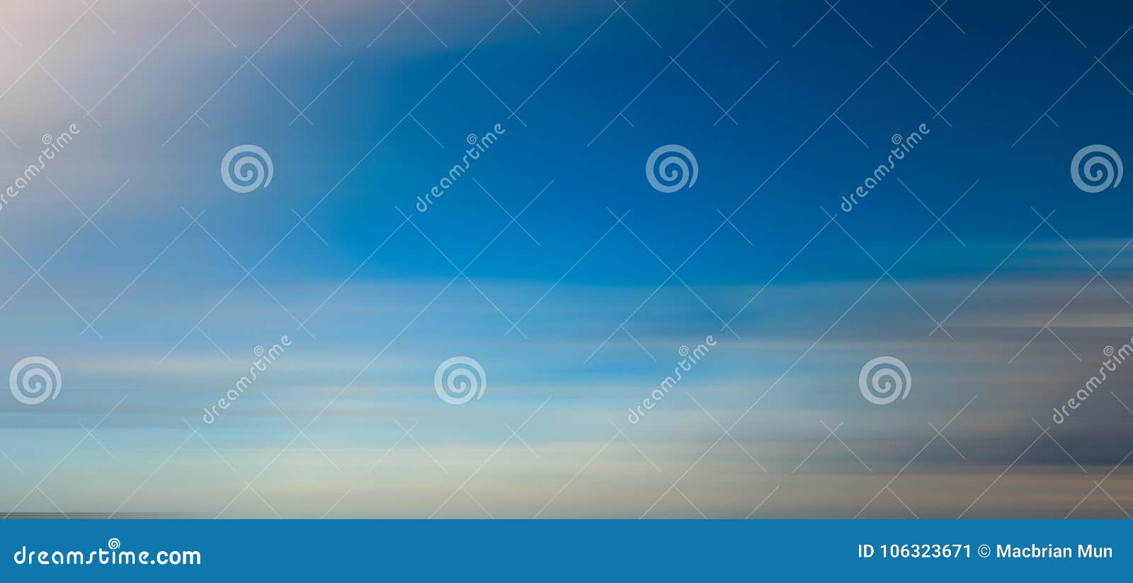 Motion Blur Effect of Blue Sky for Background Stock Image - Image of ...