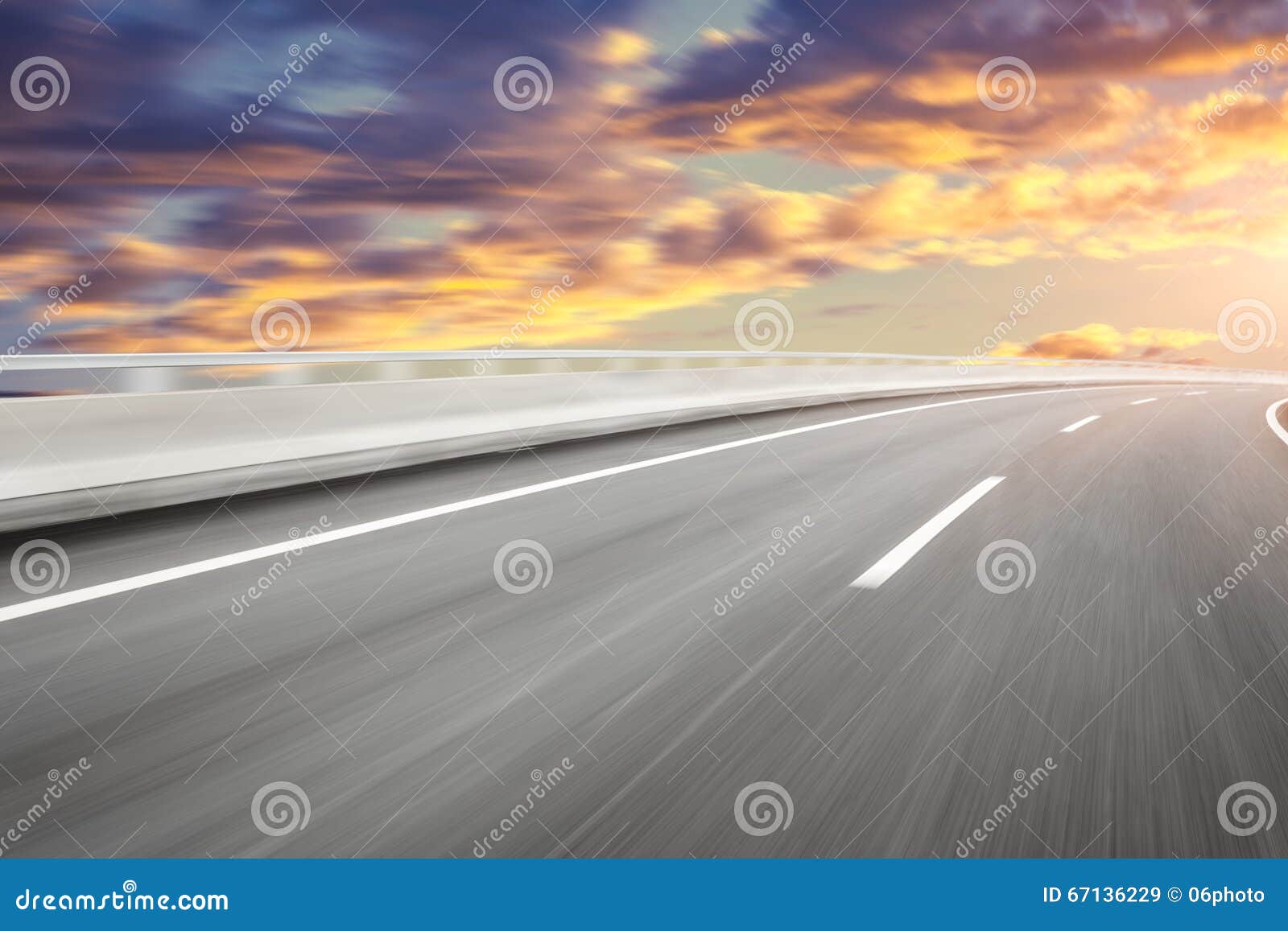 Motion Blur of the Highway Road Stock Image - Image of motion, auto ...