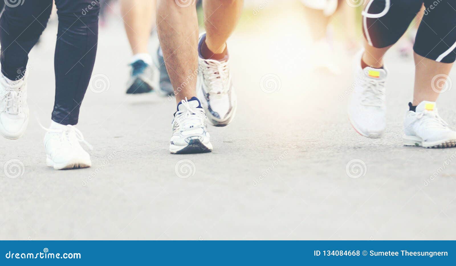 Motion Blur of Marathon Running Stock Photo - Image of male, blur ...