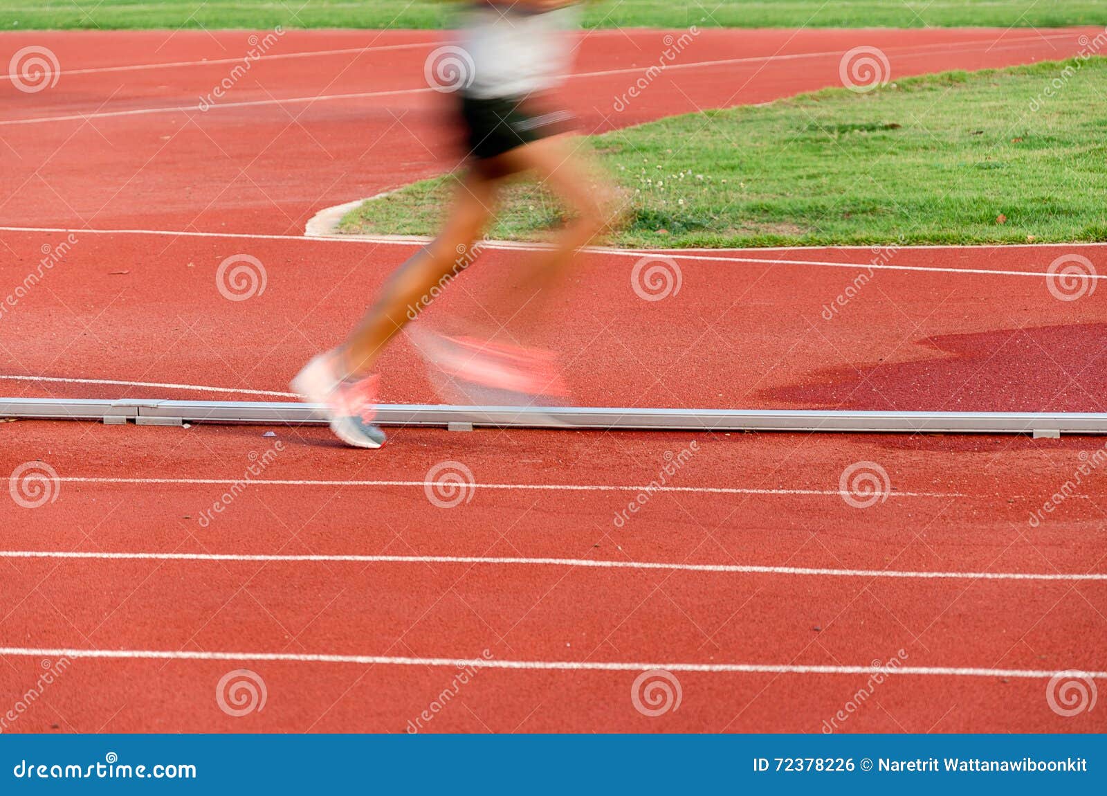 Motion blur in track stock photo. Image of olympic, lane - 72378226