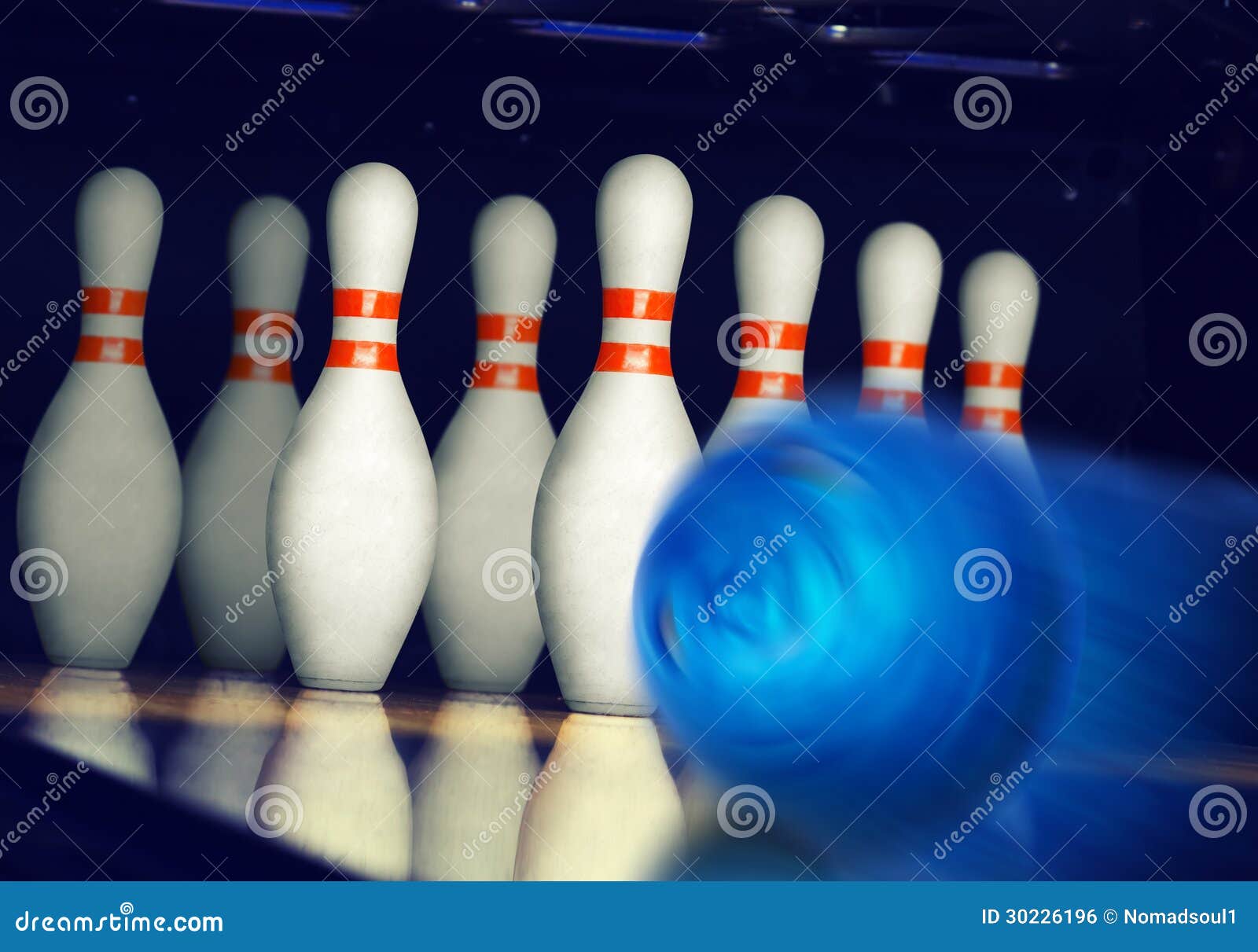 Bowling action stock photo. Image of alley, equipment - 30226196