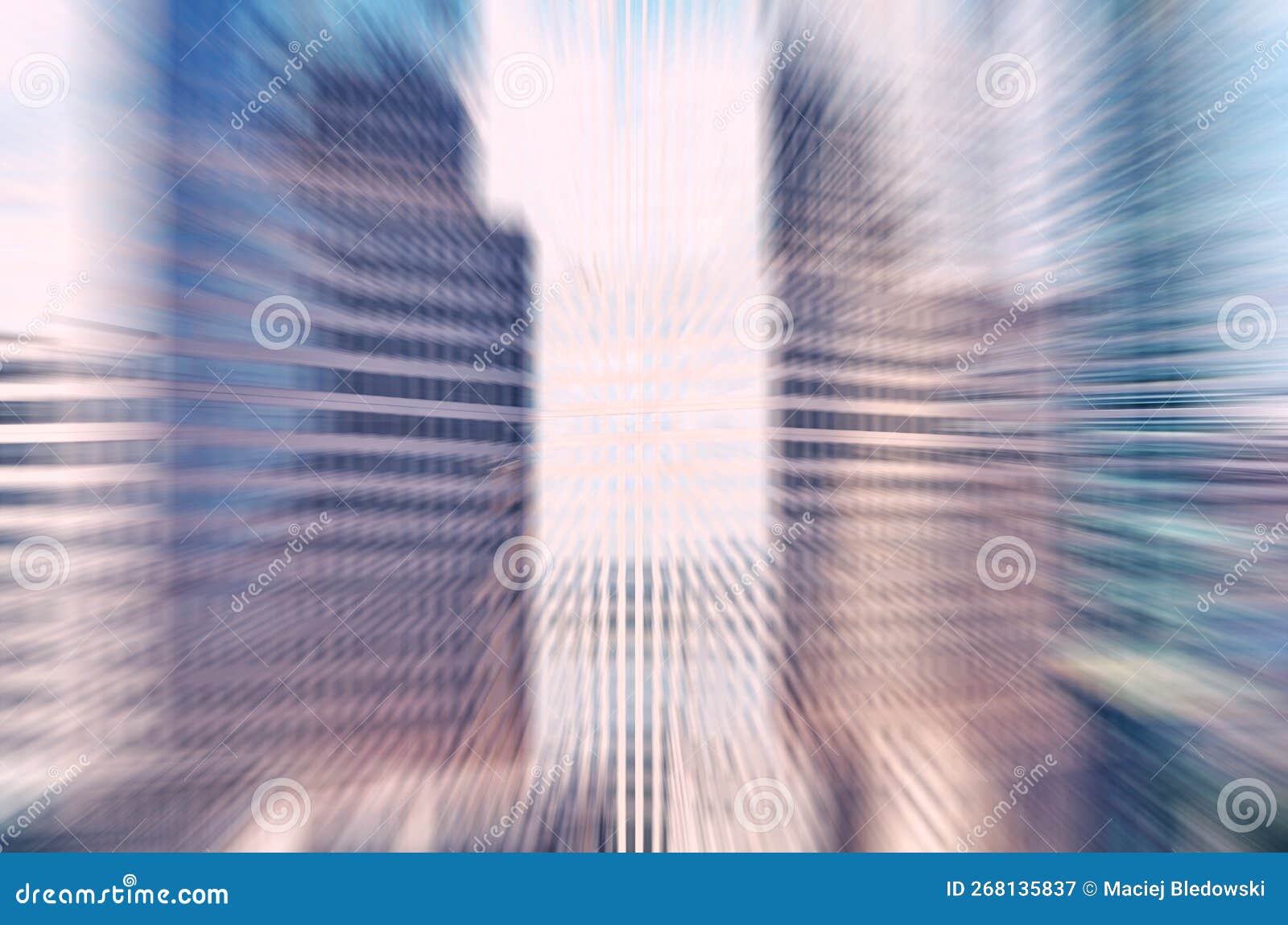 Motion Blurred Office Building Facade, Abstract Background Stock Image ...