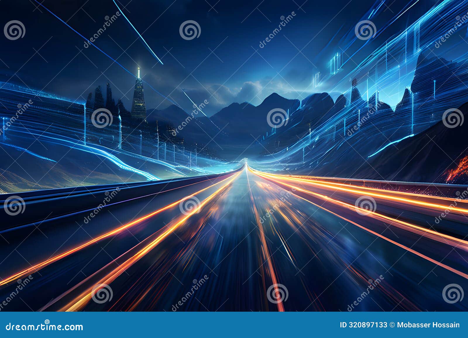 Motion Capture Car Headlights, Lighting Speed Effect and Computing Code ...