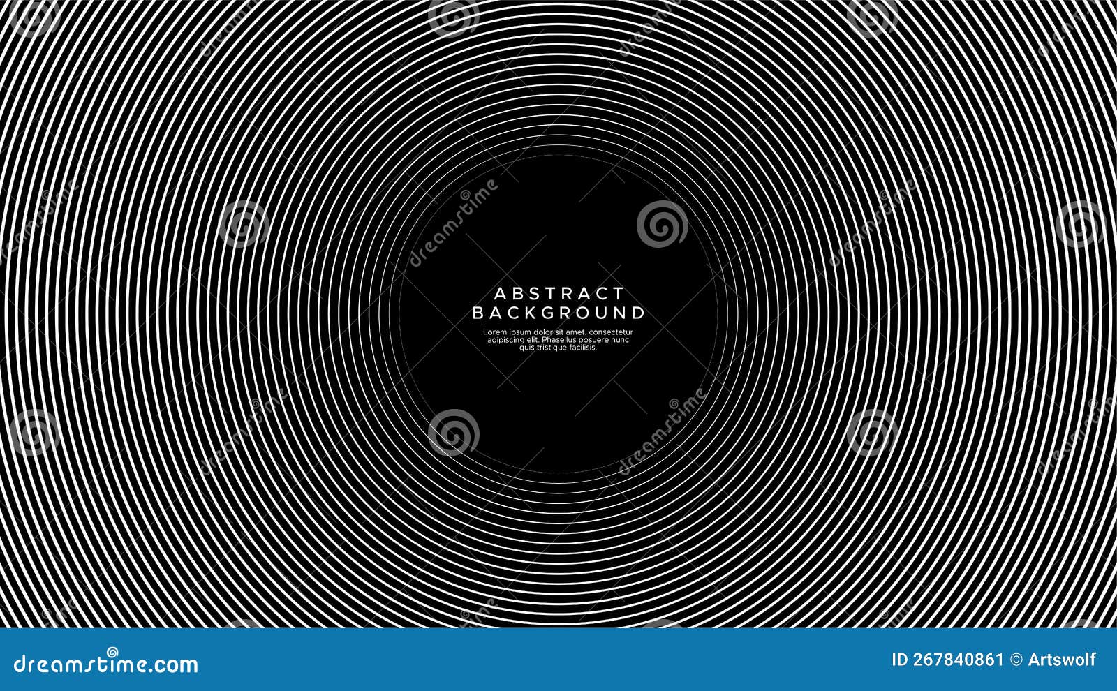 Motion Circle Lines Abstract Background Template. Blending Line Circle ...