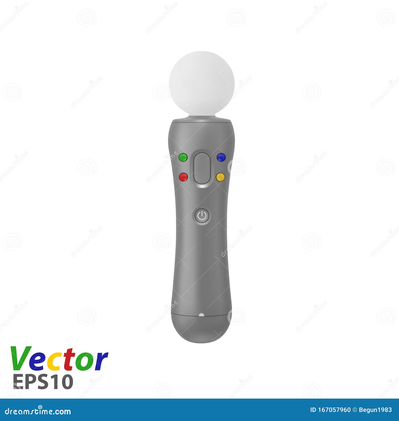 The Motion Controller Of The Virtual Reality In The Vector.Gamepad For ...