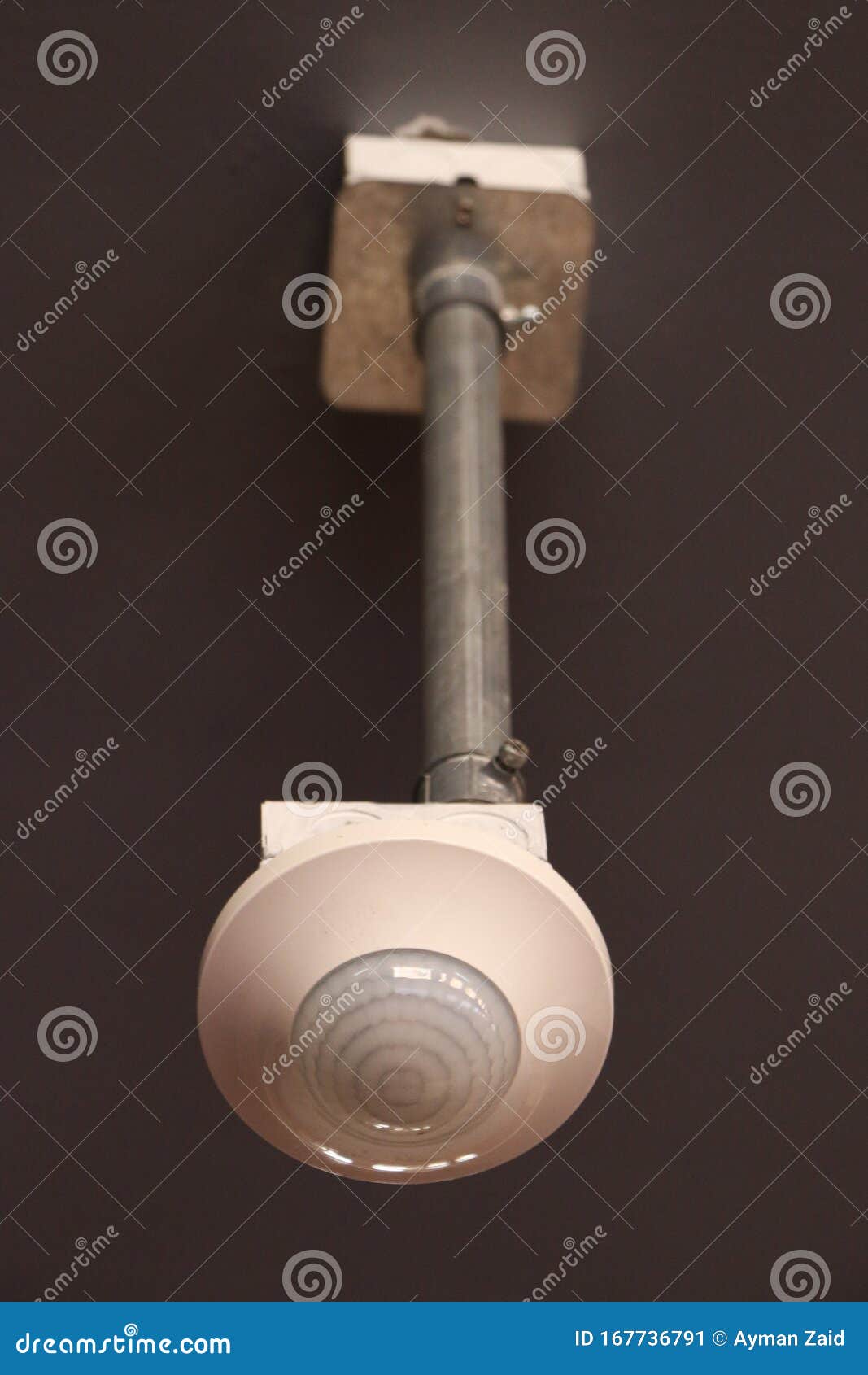 Motion Detector for Car Parking Stock Image - Image of glass, security ...