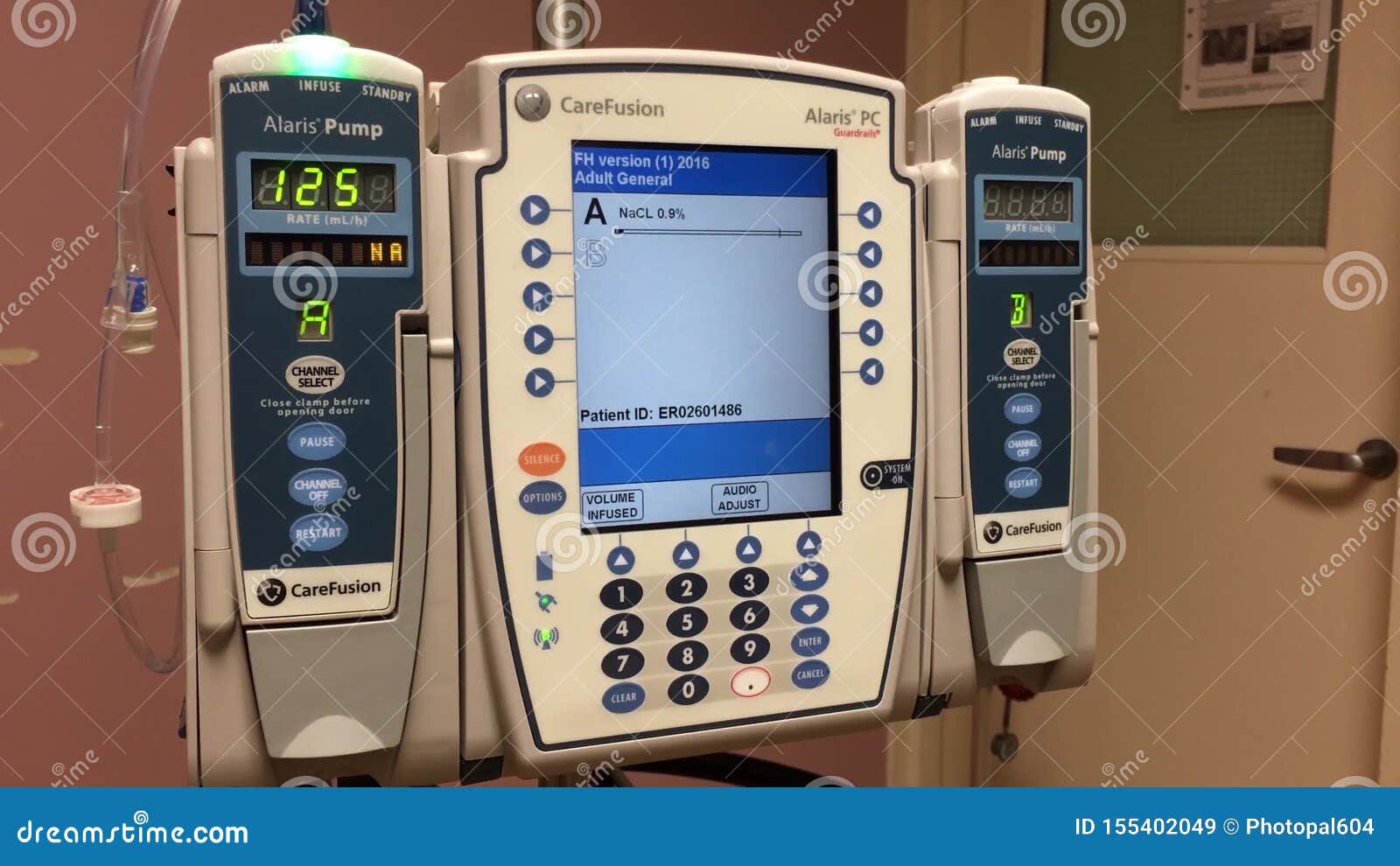 Motion of Display Intravenous Injection System Machine in Hospital ...