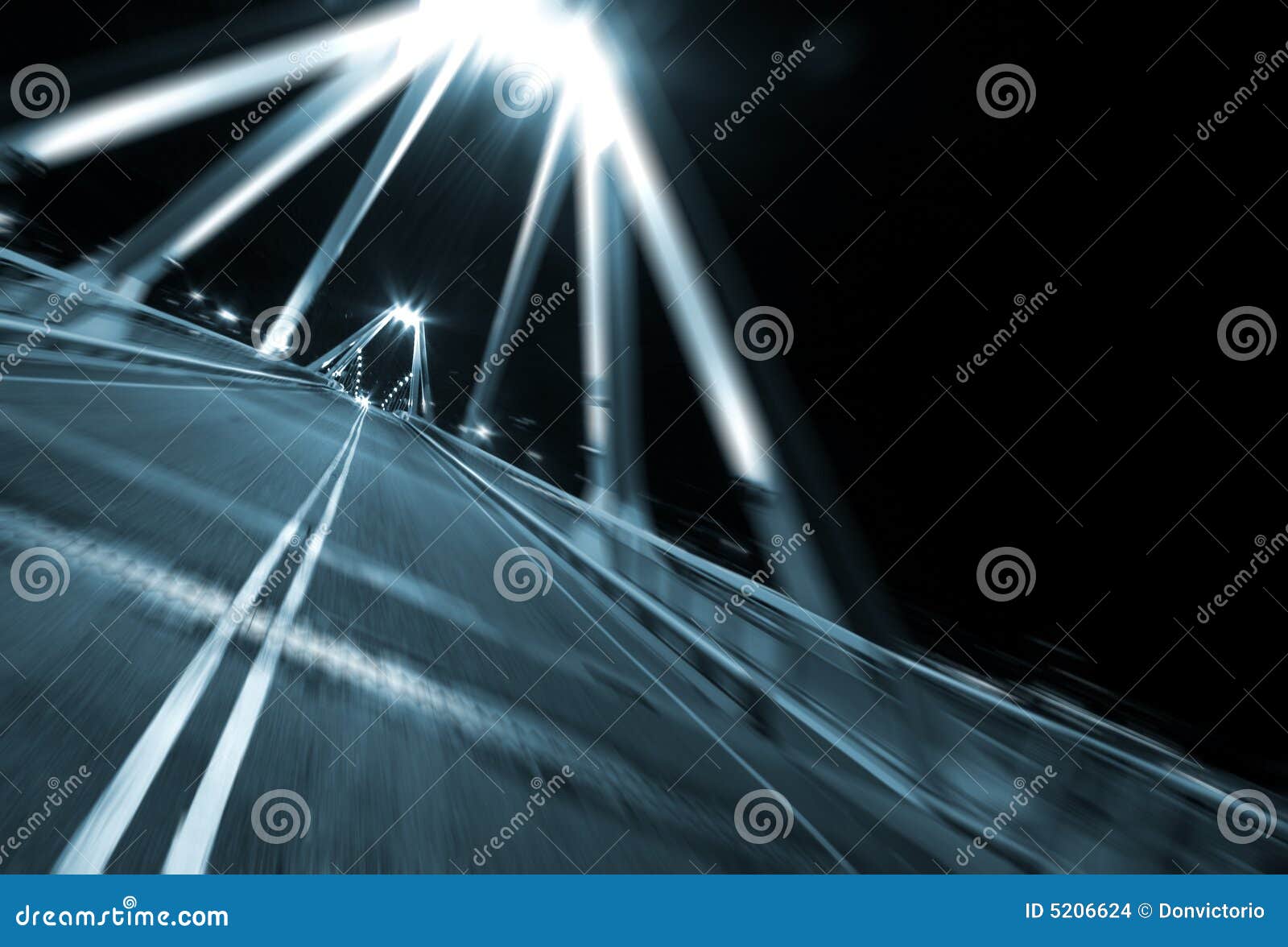 Motion fast on bridge stock photo. Image of rail, movement - 5206624