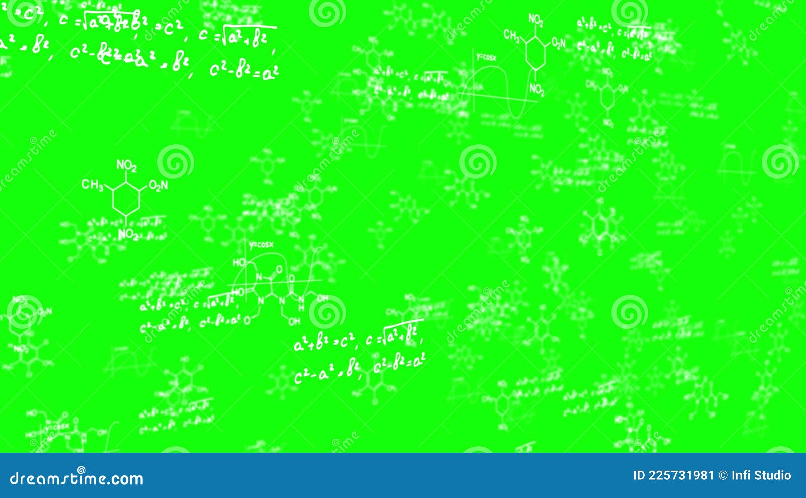 Motion Graphic Video of Math Problems, Equations, and Formulas Flying ...