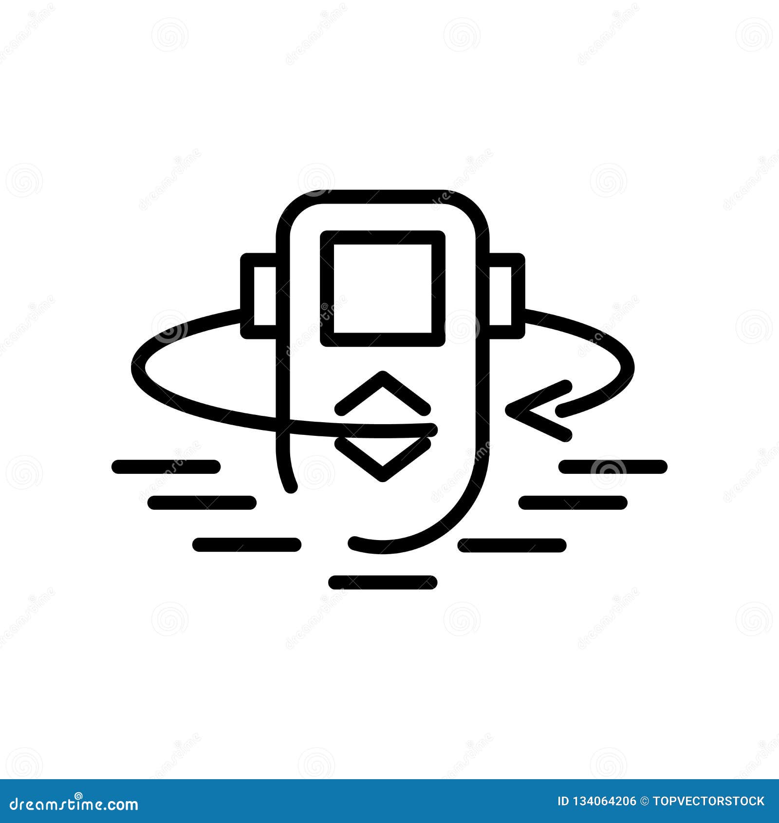 Motion Icon Vector Isolated on White Background, Motion Sign , Line ...