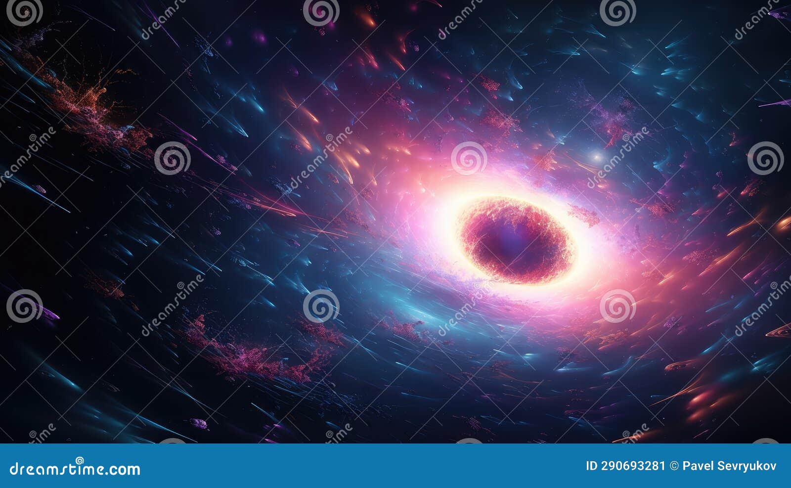 Motion Interstellar Vortex Abstract Stock Illustration - Illustration ...