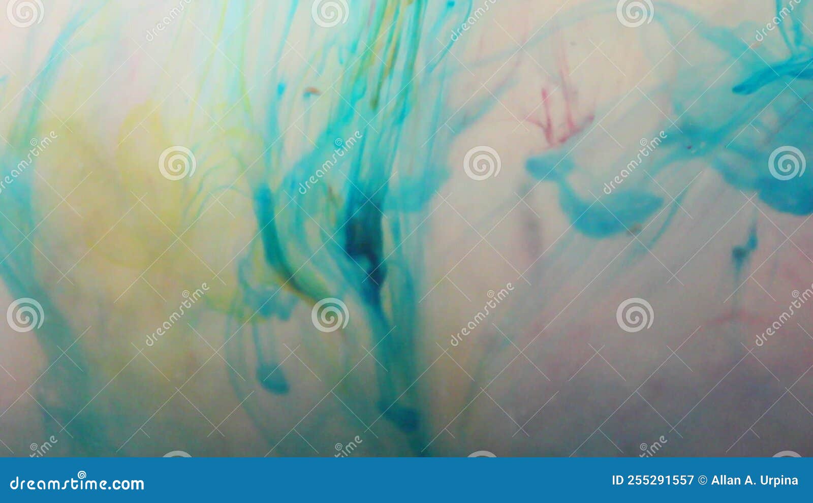 Vibrant Color Liquid of Beautiful Effects Comes on Everywhere Drifting ...