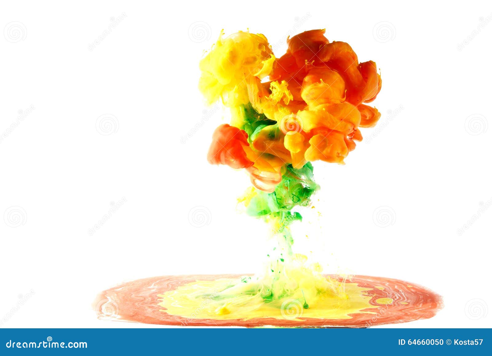Motion multicolor liquid stock photo. Image of green - 64660050