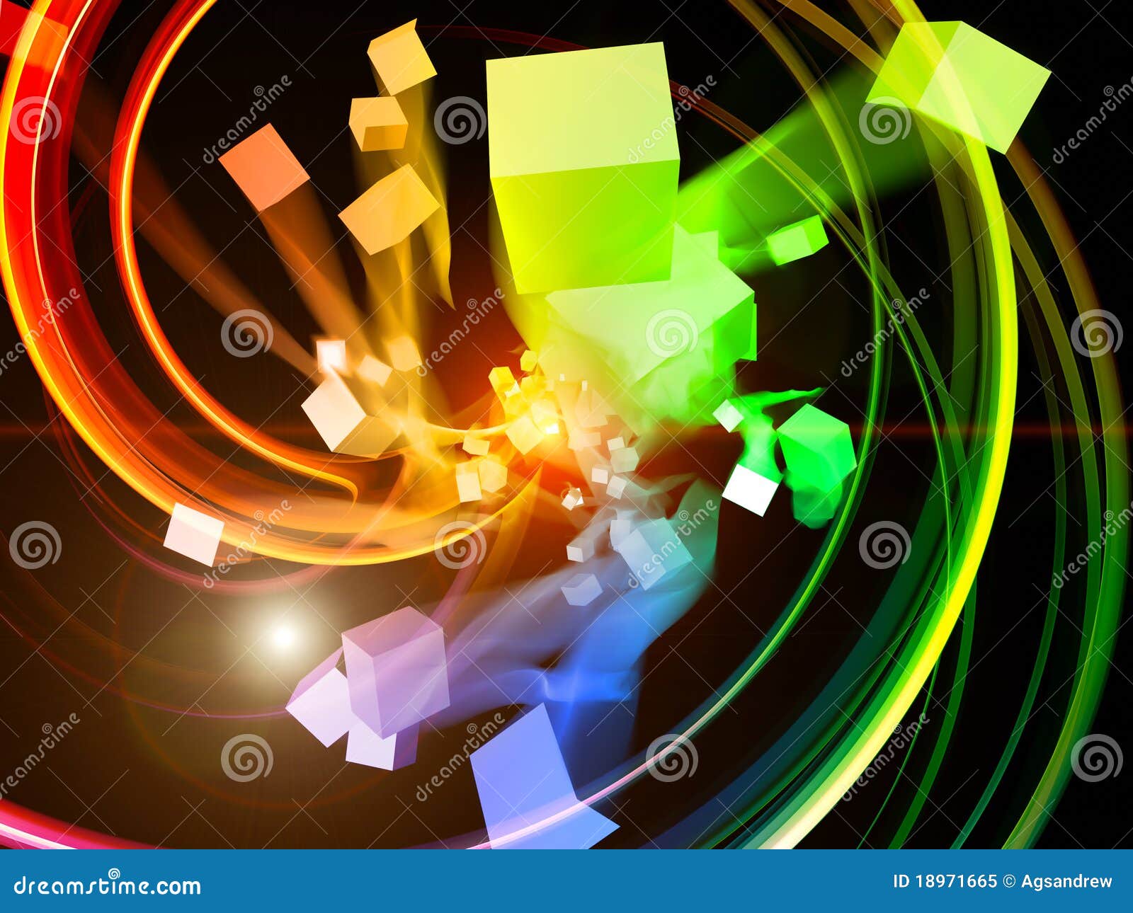 Motion Particles Abstract stock illustration. Illustration of backdrop ...