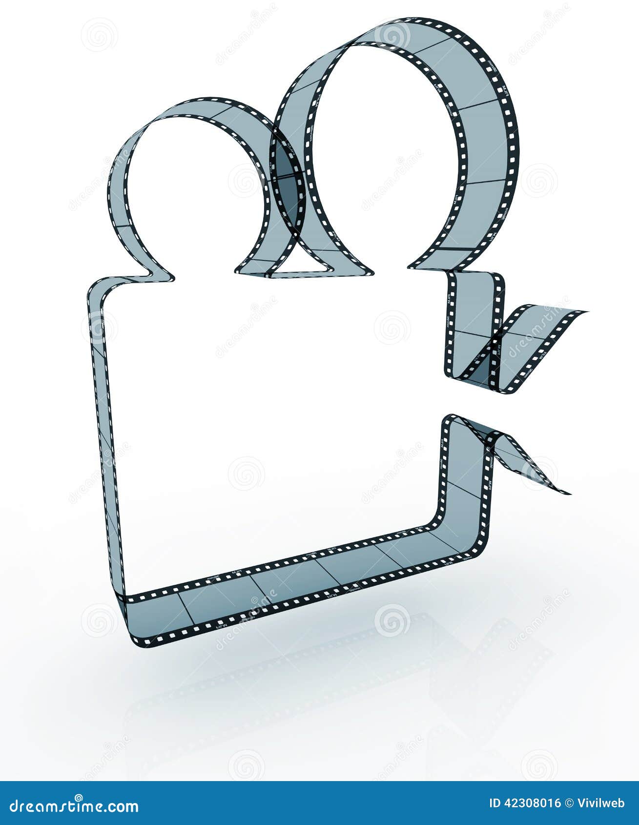 Motion picture camera stock illustration. Illustration of industry ...