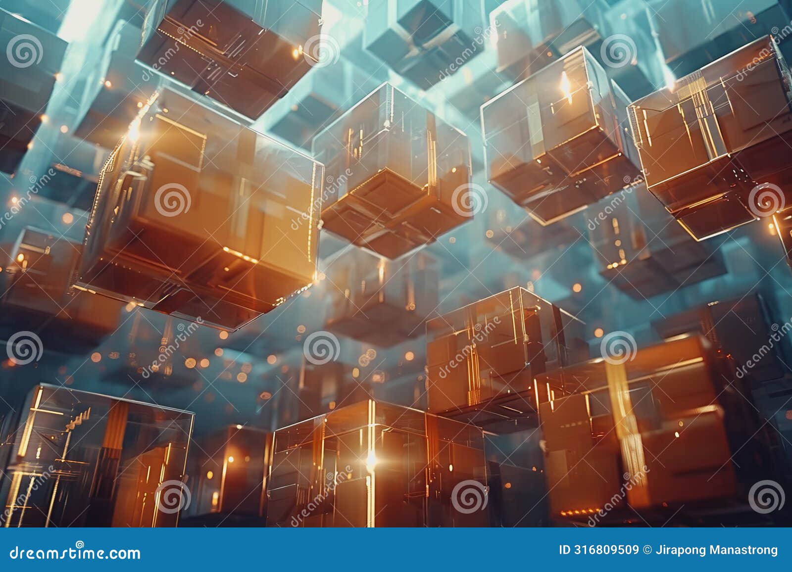 Motion Rectangular Shaped Packages Transported Via a Logistics System ...