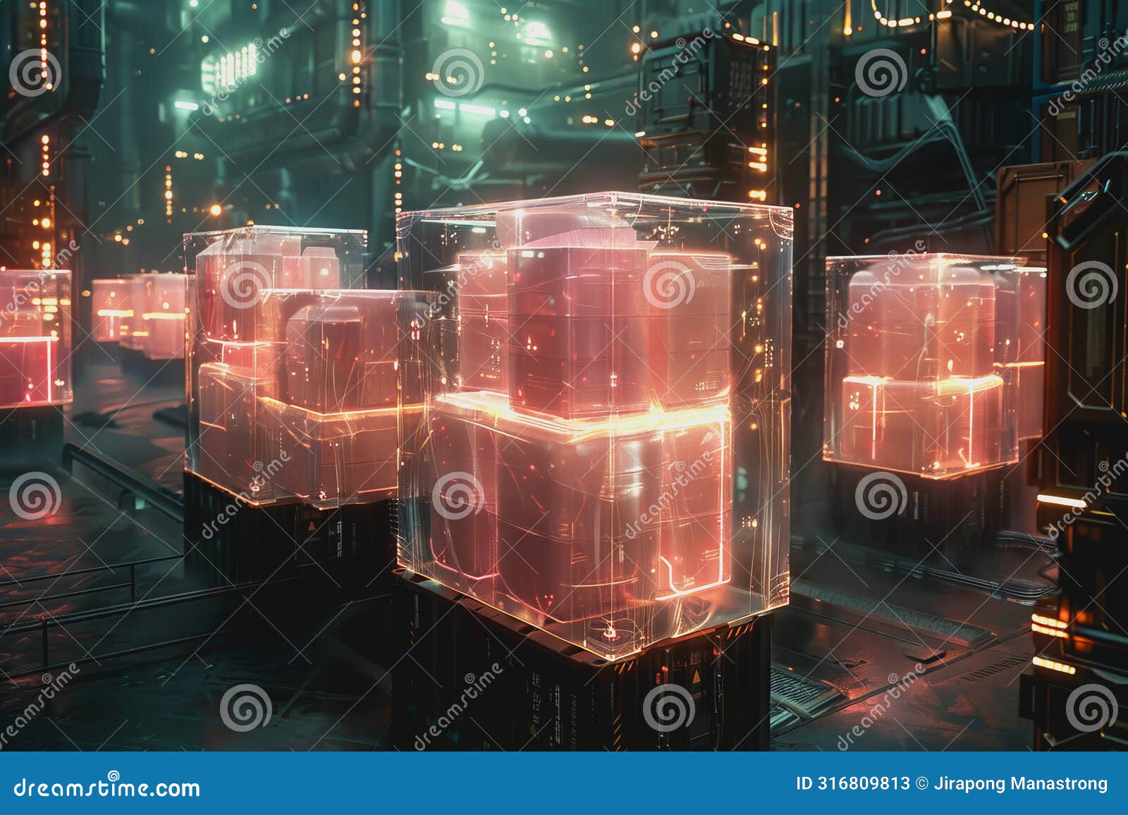 Motion Rectangular Shaped Packages Transported Via a Logistics System ...