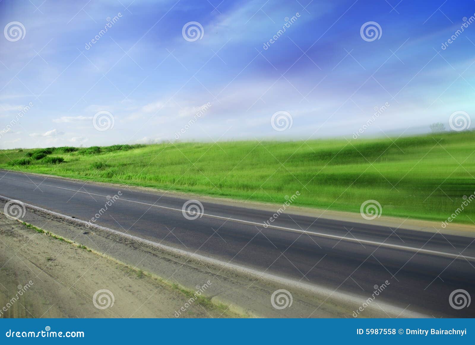 Motion road stock photo. Image of green, outdoor, auto - 5987558