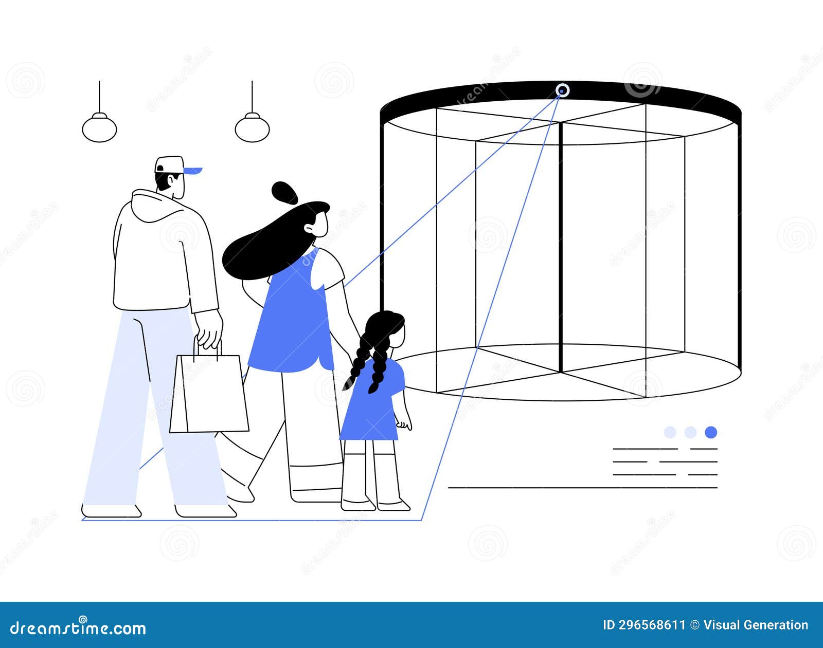 Motion Sensor Abstract Concept Vector Illustration. Stock Illustration ...