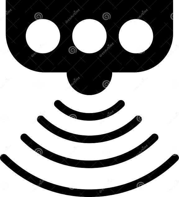 Motion Sensor Icon. Movement Sensor Symbol in Flat Style for Your Web ...