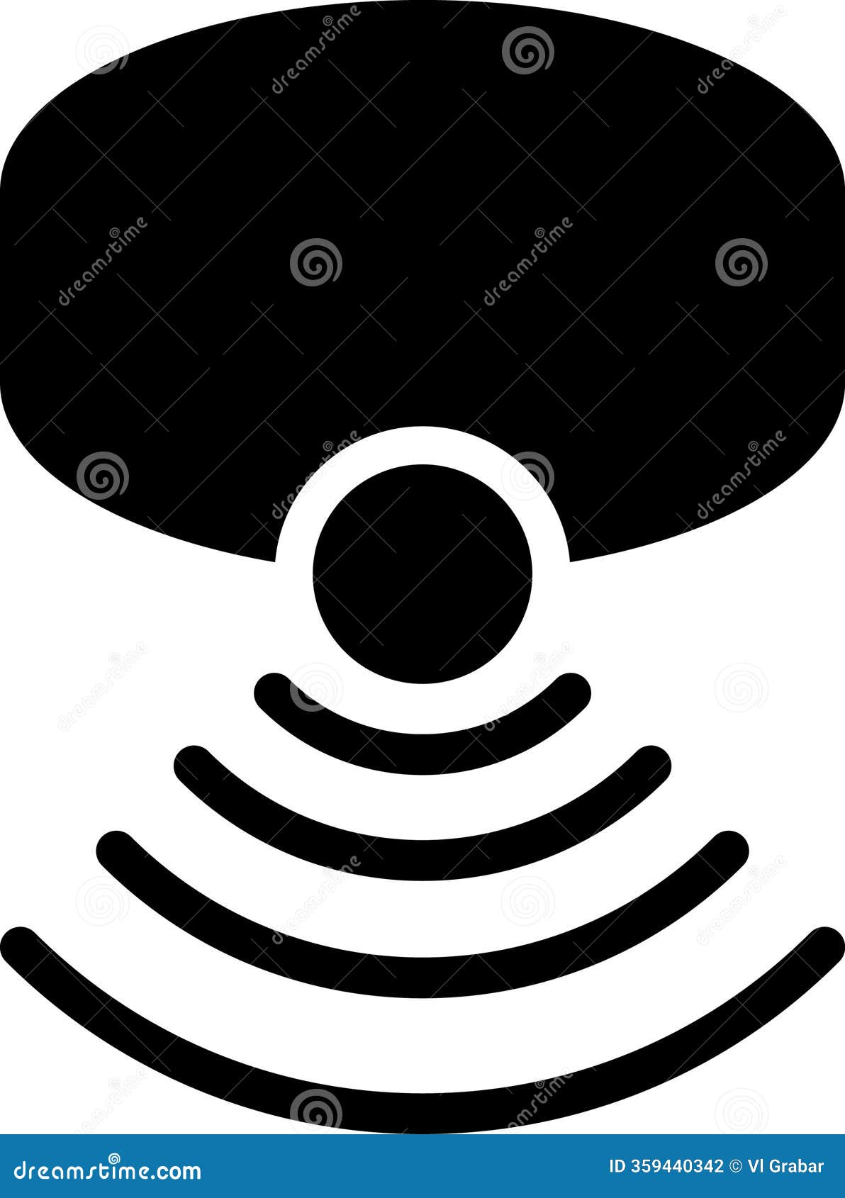 Motion Sensor Icon. Movement Sensor Symbol in Flat Style for Your Web ...