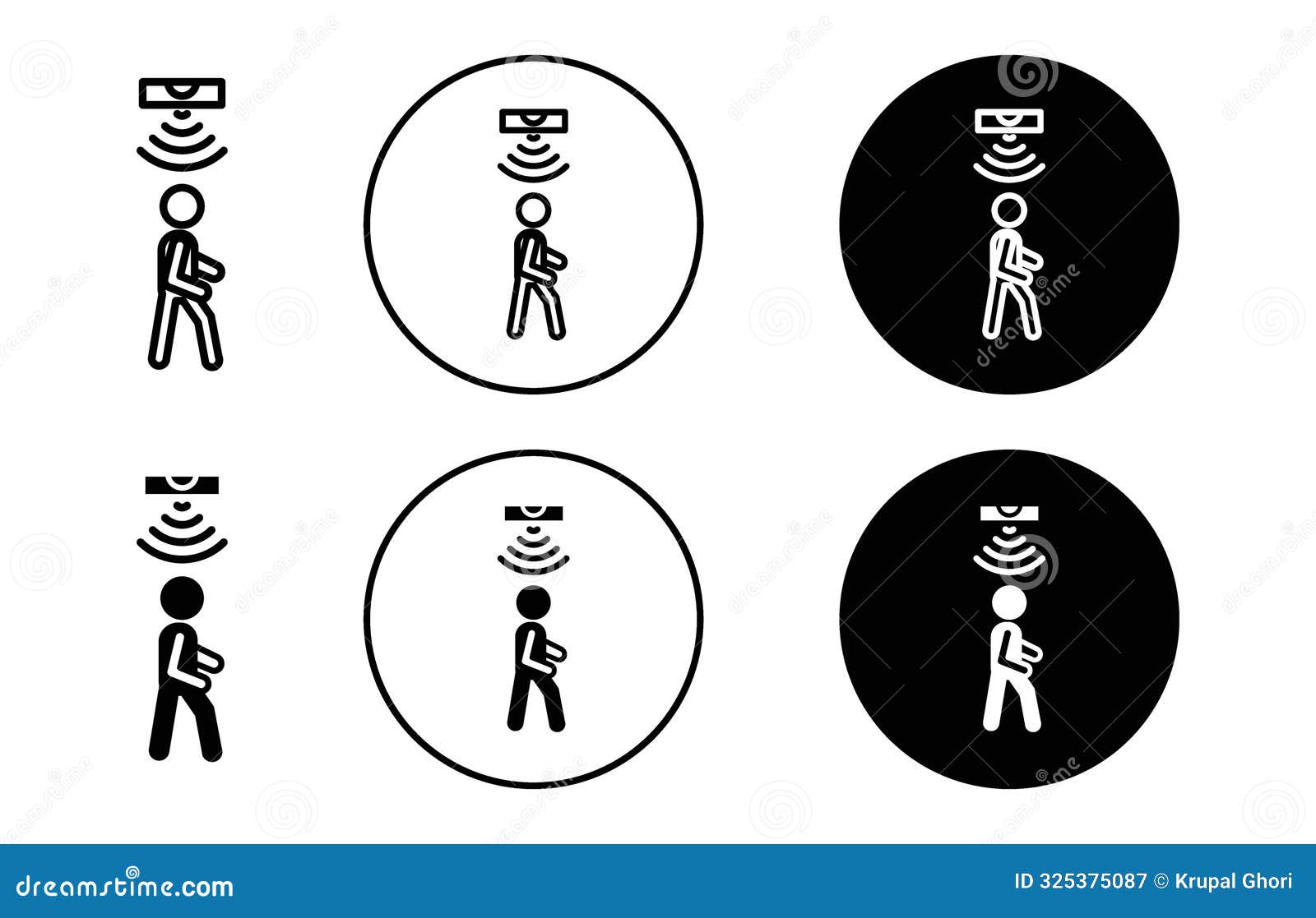 Set Motion Sensor, Smartwatch, Tv, Binary Code, Radar, Virtual Reality ...