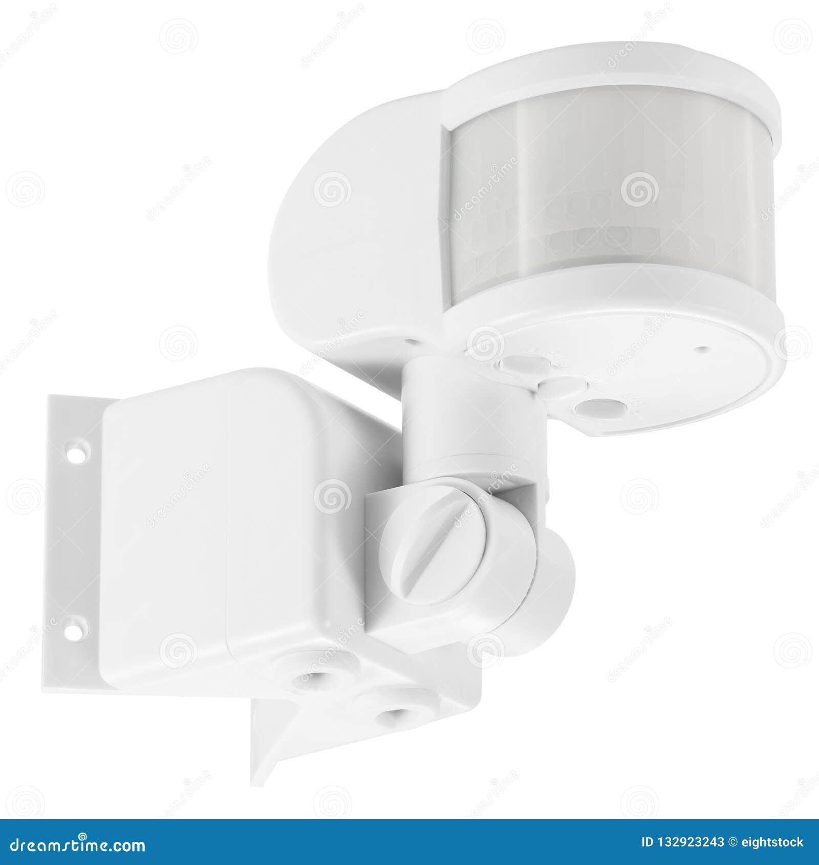 Motion Sensor for Light Switching on White Background Stock Image ...