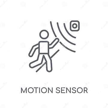Motion Sensor Linear Icon. Modern Outline Motion Sensor Logo Con Stock ...