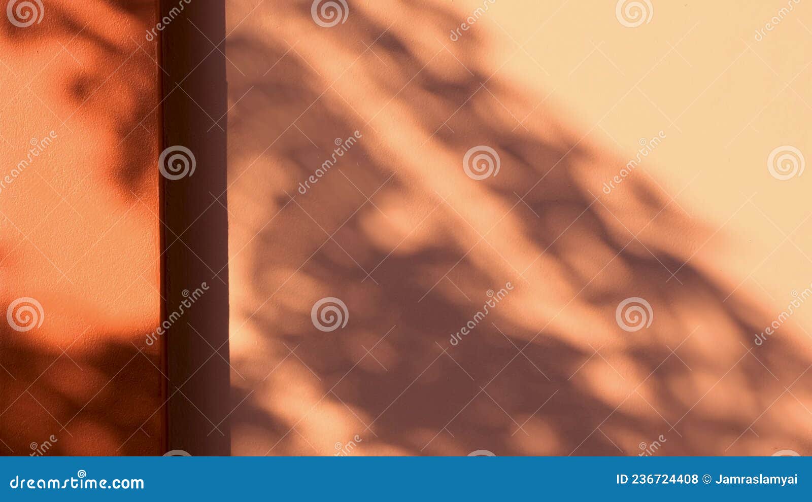 Shadows Leaf in Wind Blowing Overlay on Red Concrete Wall Stock Footage ...