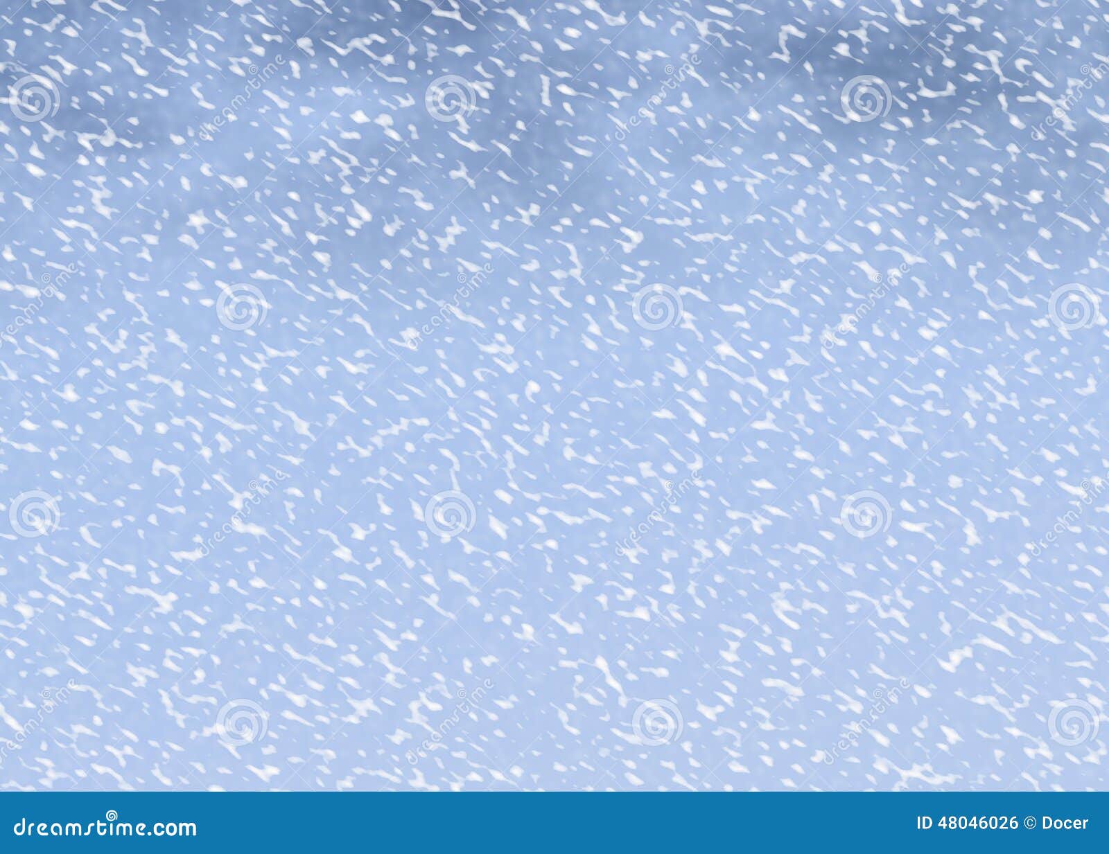 Motion Snowfall On A Blue Clouds Sky Backgrounds Stock Photo ...