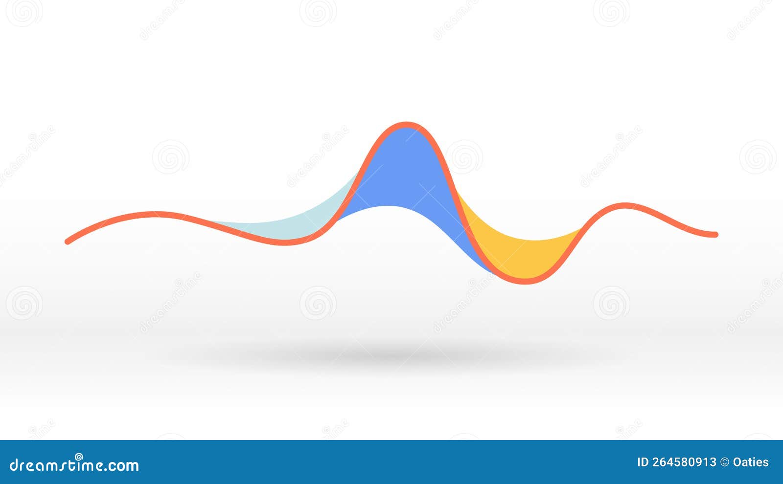 Motion Sound Wave Line and Curve Elements Abstract Stock Illustration ...