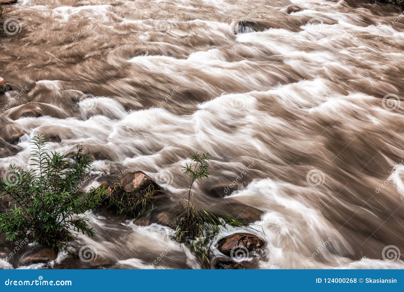 Motion stream of mud river stock photo. Image of river - 124000268