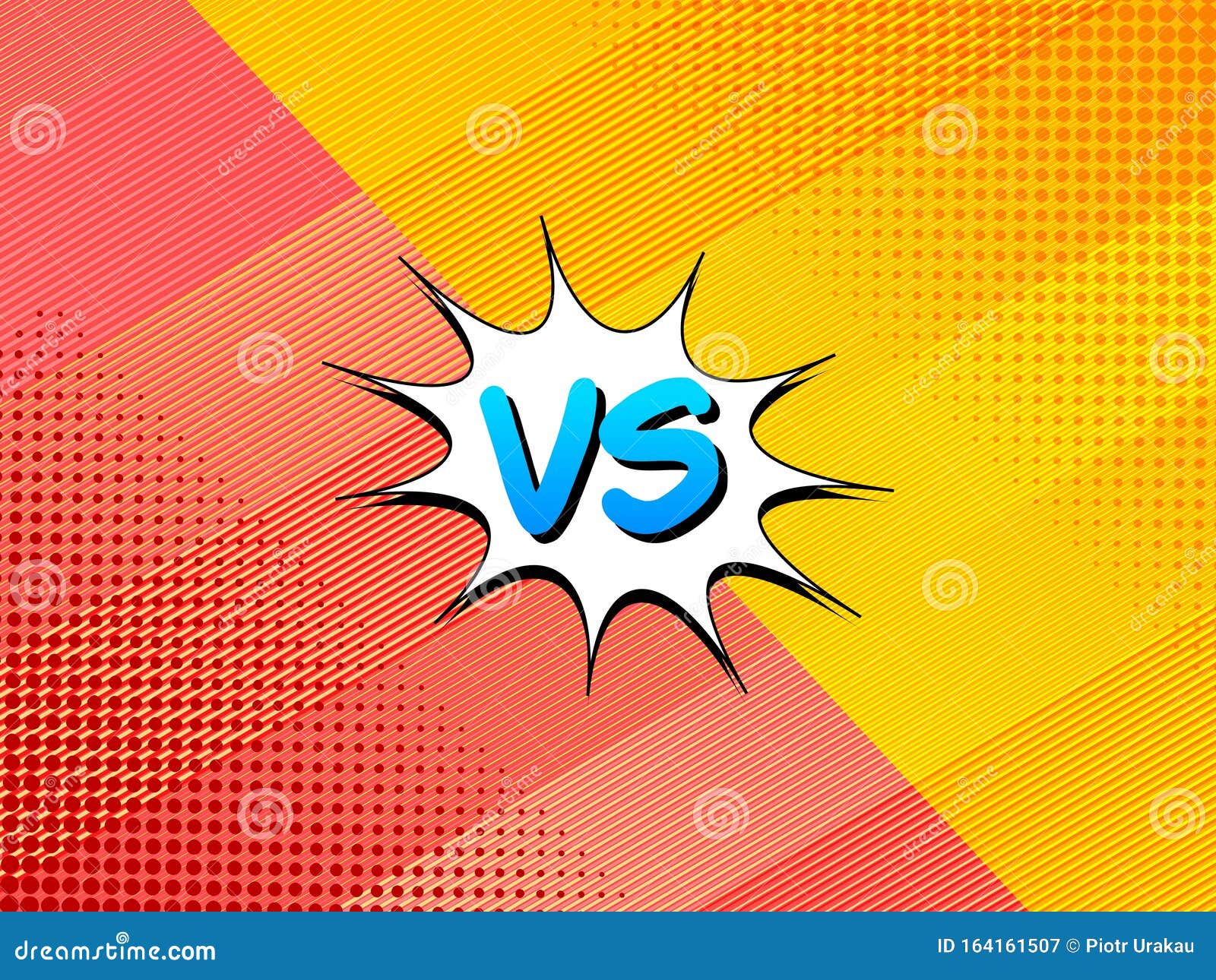 Motion Versus Comic Background Stock Vector - Illustration of dotted ...