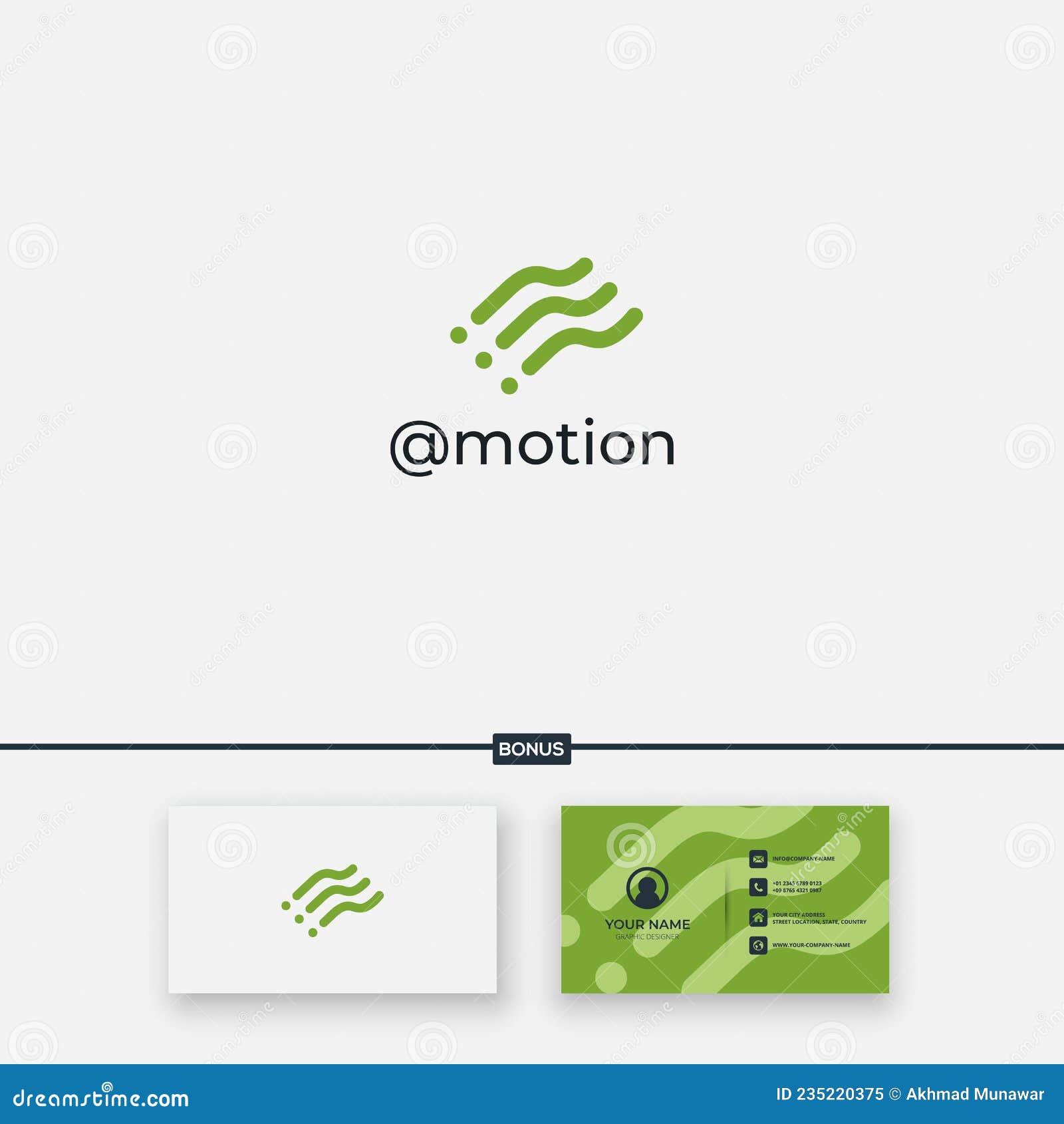 Motion Wave Abstract Active Logo Flag Simple Stock Vector ...