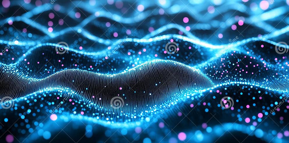 The Motion Waving Dots Texture is Accompanied by Glowing Defocused ...