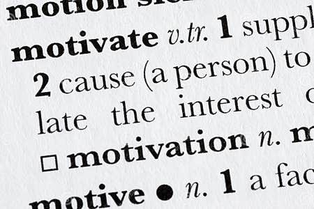 Motivate Word Dictionary Defin Stock Photo - Image of prod, macro: 4712708