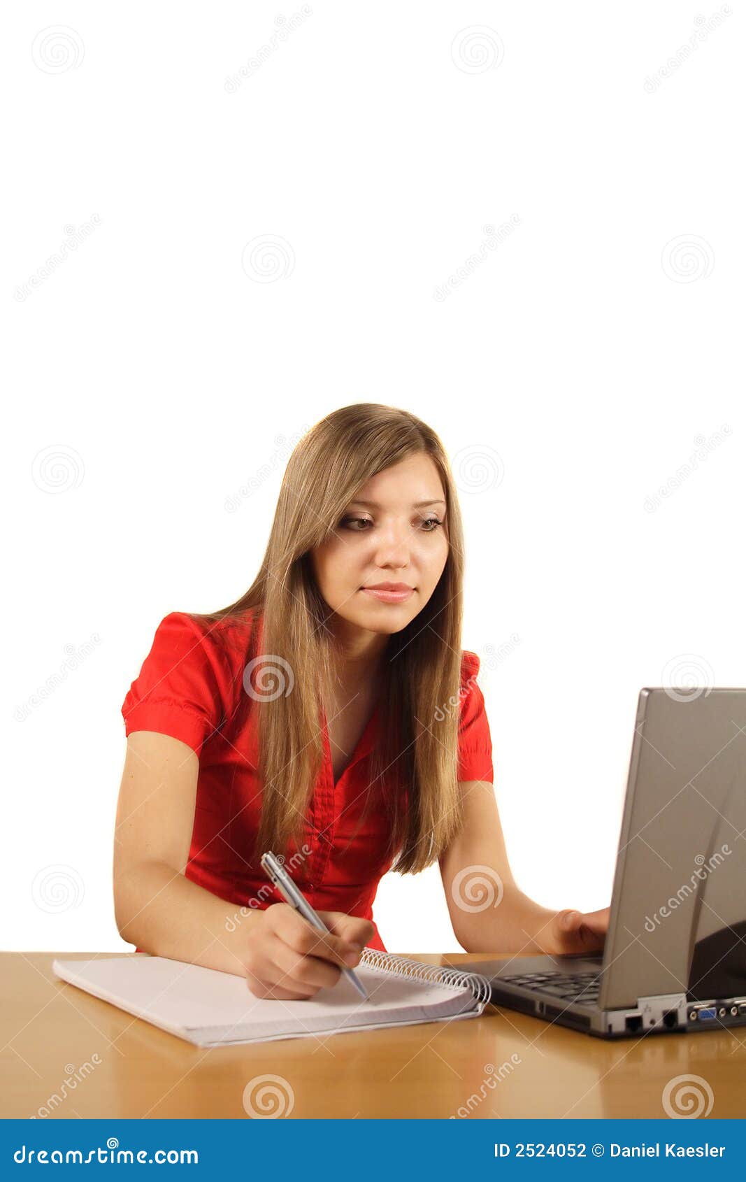 Motivated graduate stock photo. Image of laptop, notes - 2524052