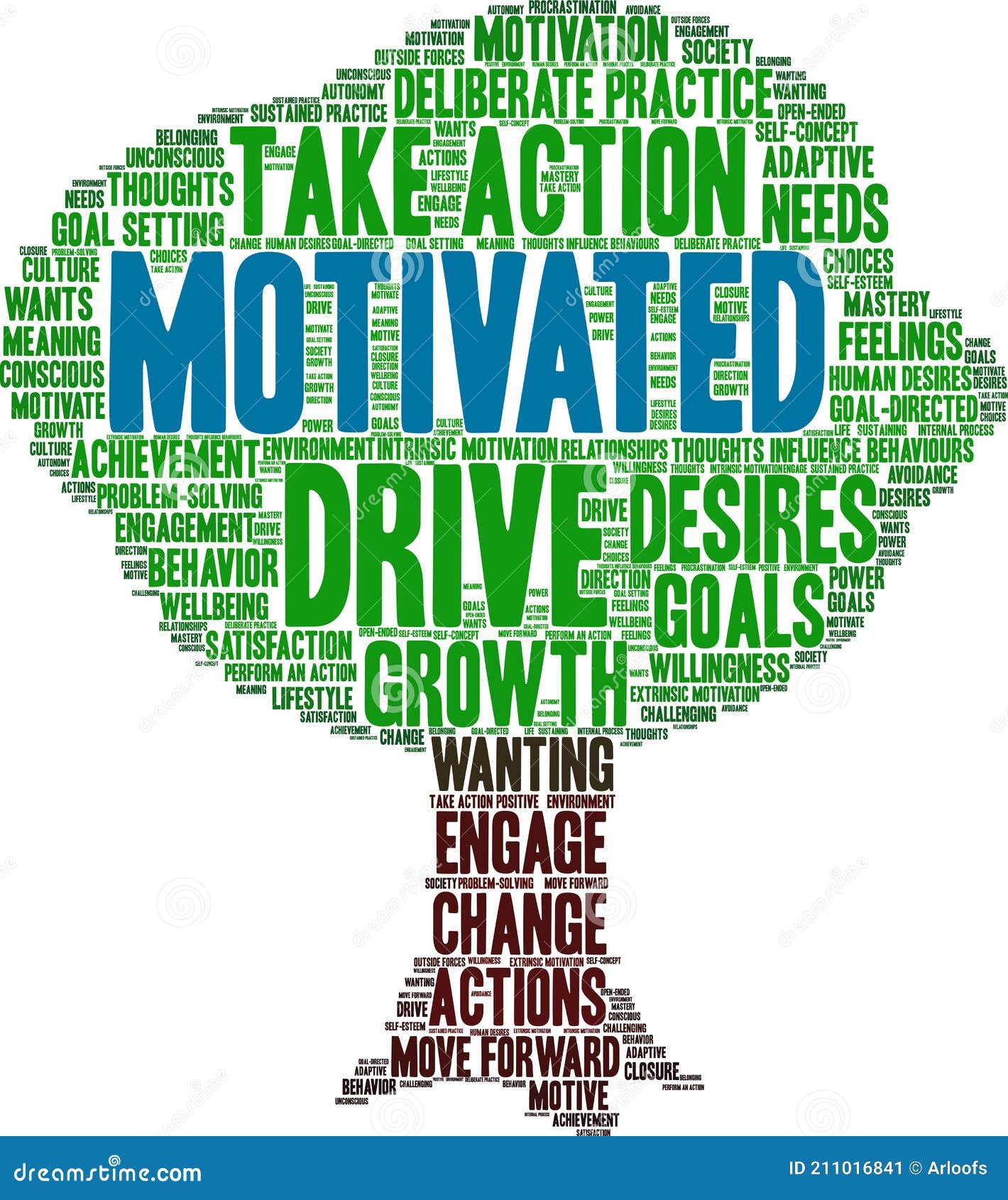 Motivated Word On White Stock Image | CartoonDealer.com #271712281