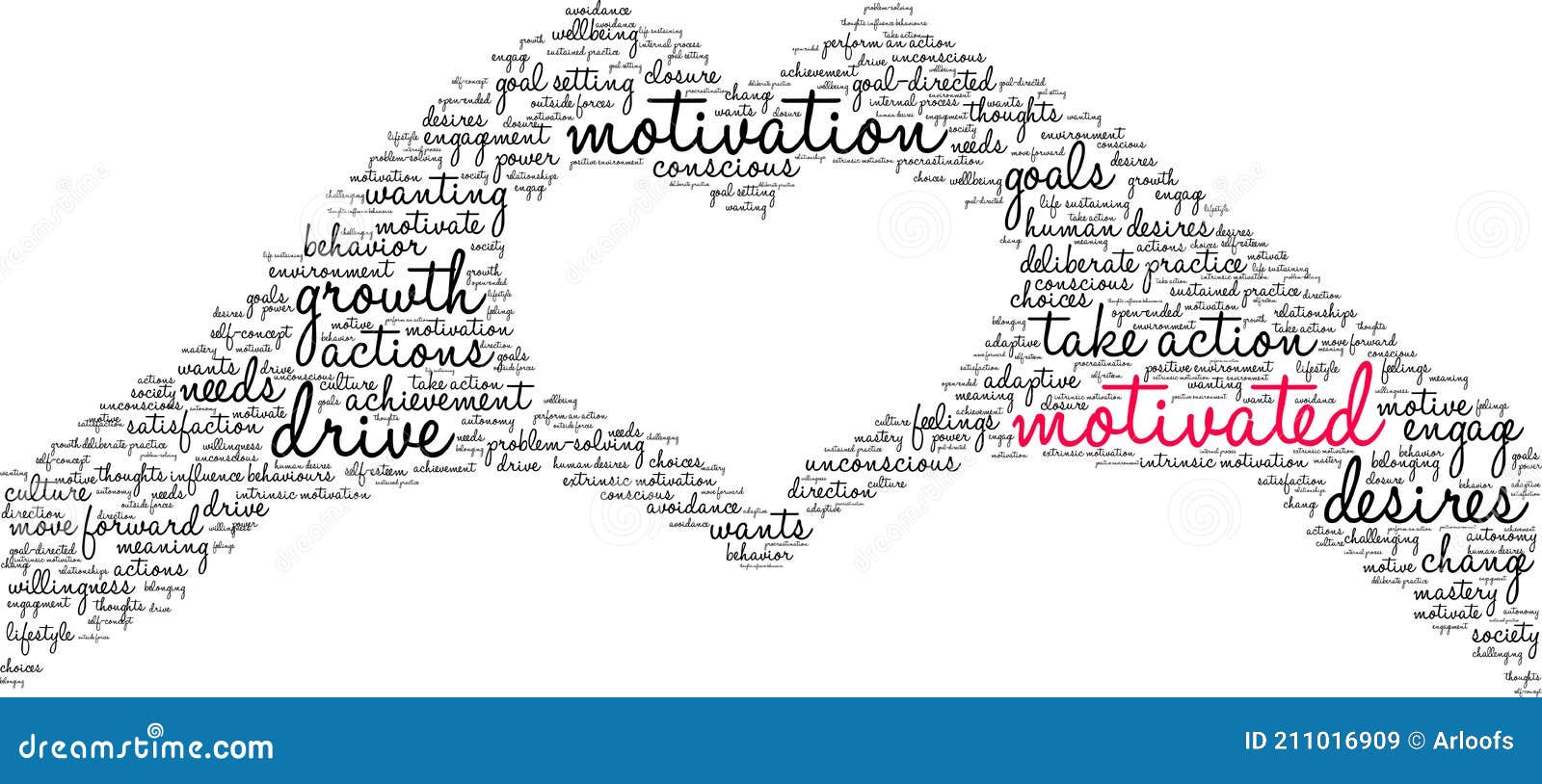 Motivated Word On White Stock Image | CartoonDealer.com #271712281