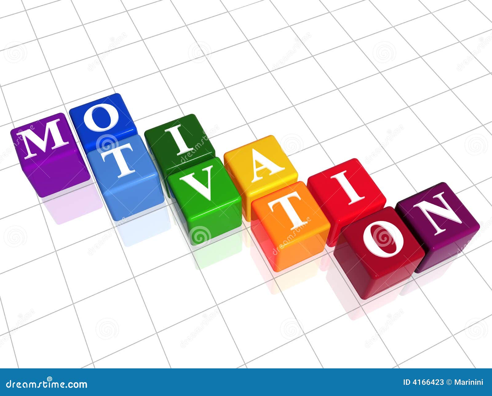 Motivation in colour stock illustration. Illustration of concept - 4166423