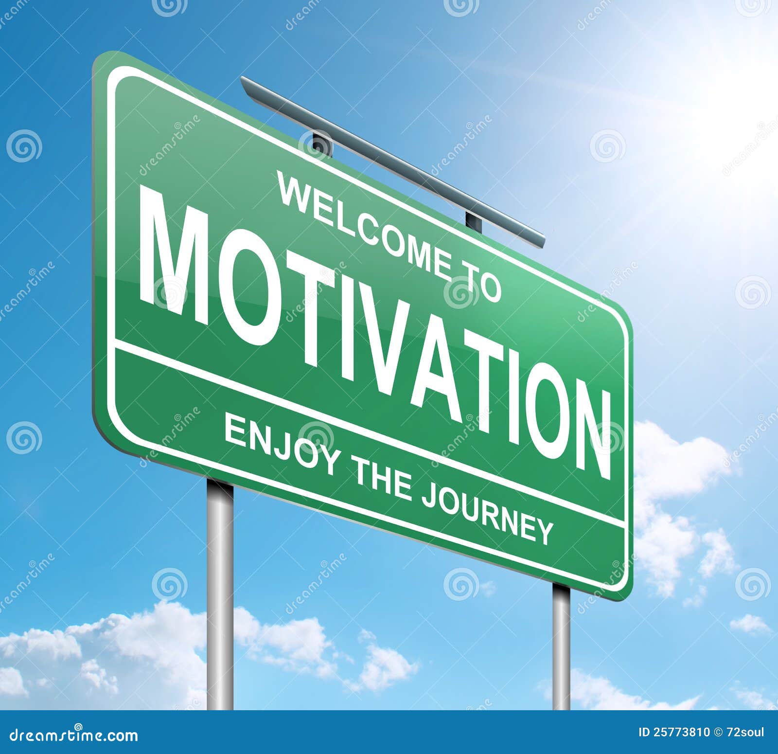 Motivation concept. stock illustration. Illustration of challenge ...