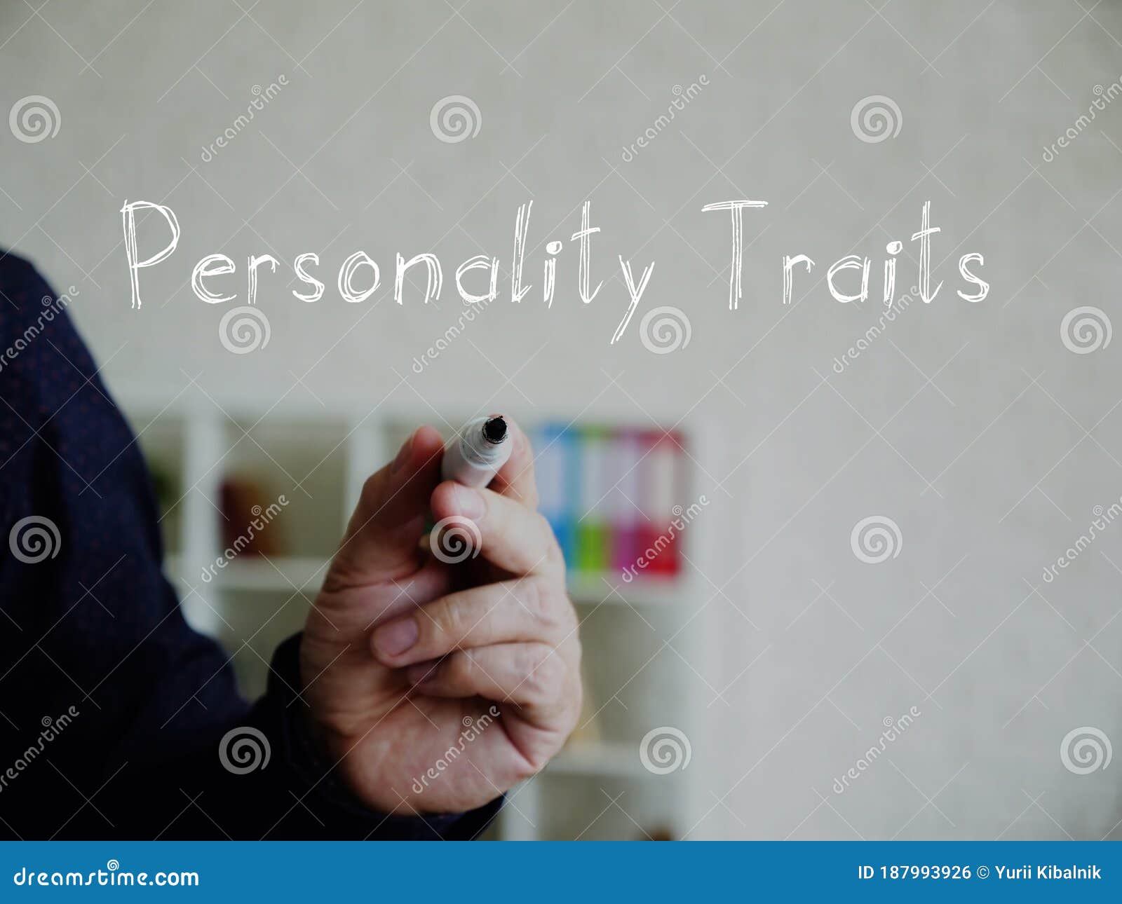 Motivation Concept Meaning Personality Traits with Sign on the Page ...