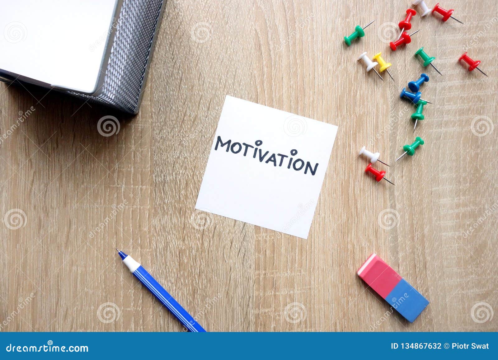 Motivation concept stock photo. Image of faith, table - 134867632